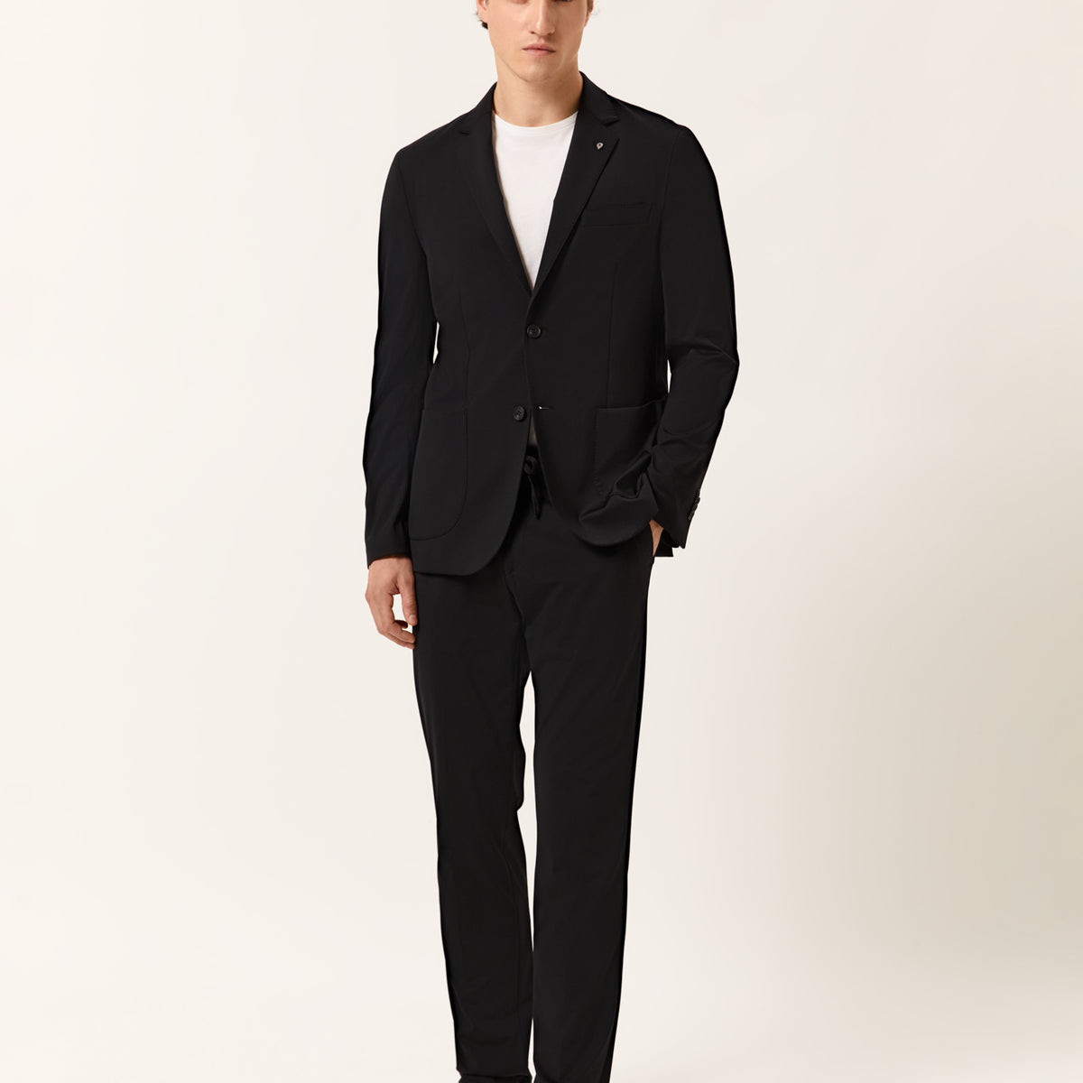Slim Fit Travel Motion Suit in Super Stretch Fabric – Sacoor Brothers